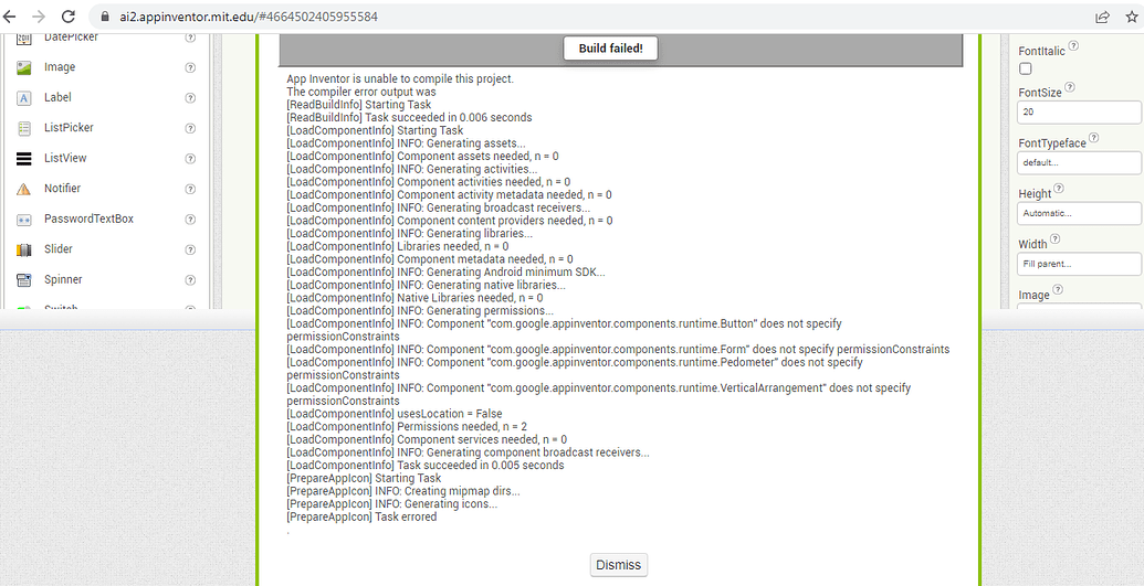 [PrepareAppIcon] Task errored : How to fix it - MIT App Inventor Help - MIT App Inventor Community