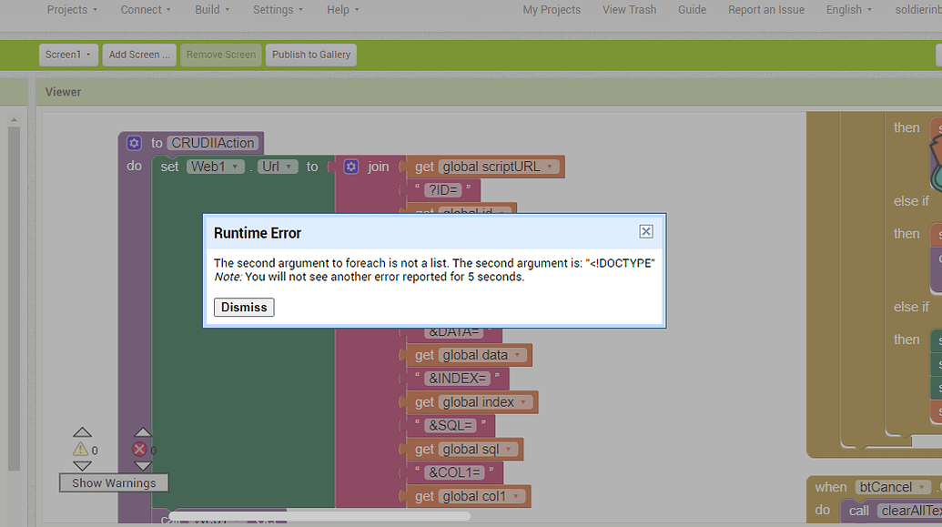 Google Sheet Data read, edit, delete using Script - MIT App Inventor Help - MIT App Inventor ...