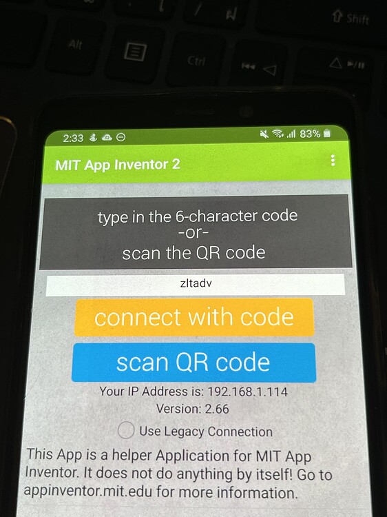 AI Companion can't connect - MIT App Inventor Help - MIT App Inventor ...
