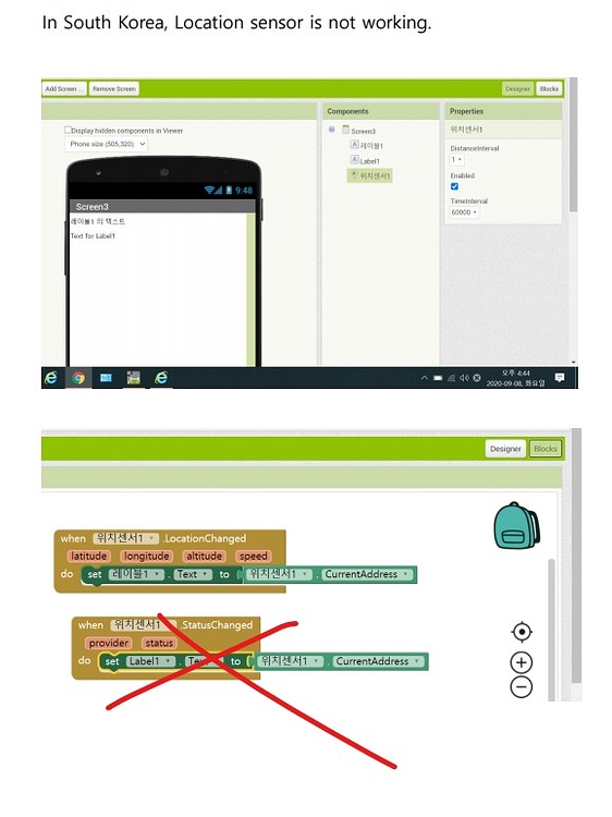Is Location Sensor working in South Korea? - MIT App Inventor Help ...