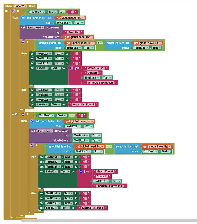 A matching demand and request system using tiny db - MIT App Inventor Help - MIT App Inventor ...