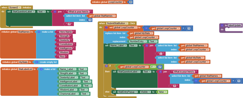 Using list data to update UI Elements? - MIT App Inventor Help - MIT App Inventor Community