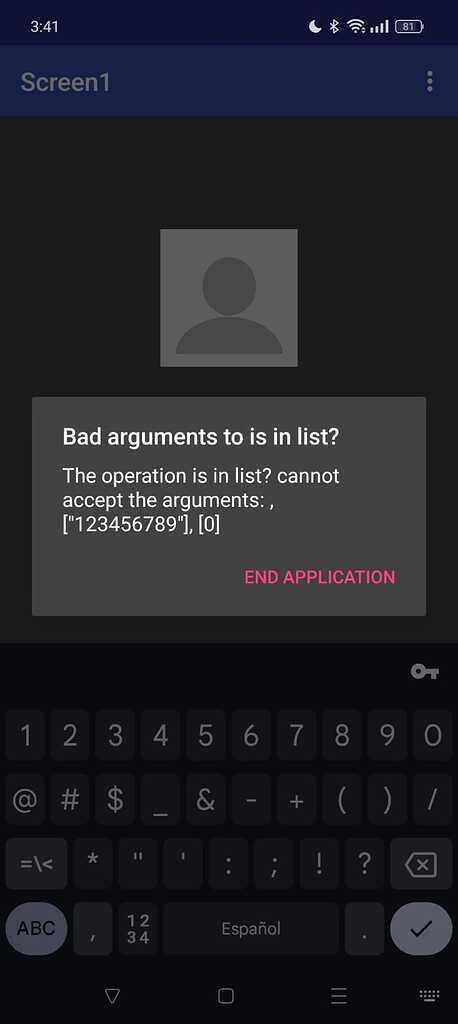 The Operation Is In List Cannot Accept The Arguments 0 Bugs And Other Issues