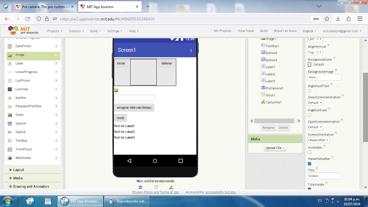 Some questions about ProCamera and File extensions - #28 by Taifun - MIT App Inventor Help - MIT ...