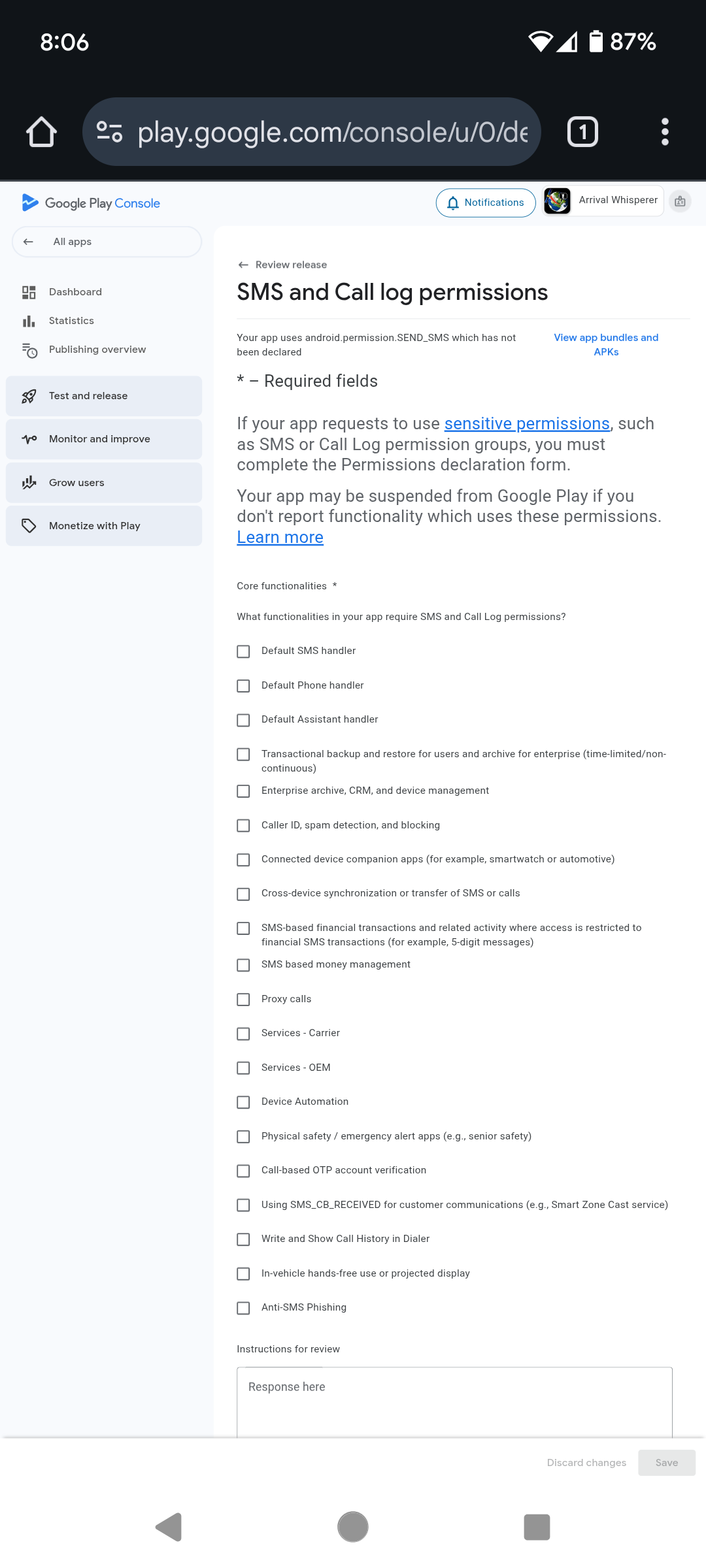 Play Store permissions declaration form - General Discussion - MIT App Inventor Community