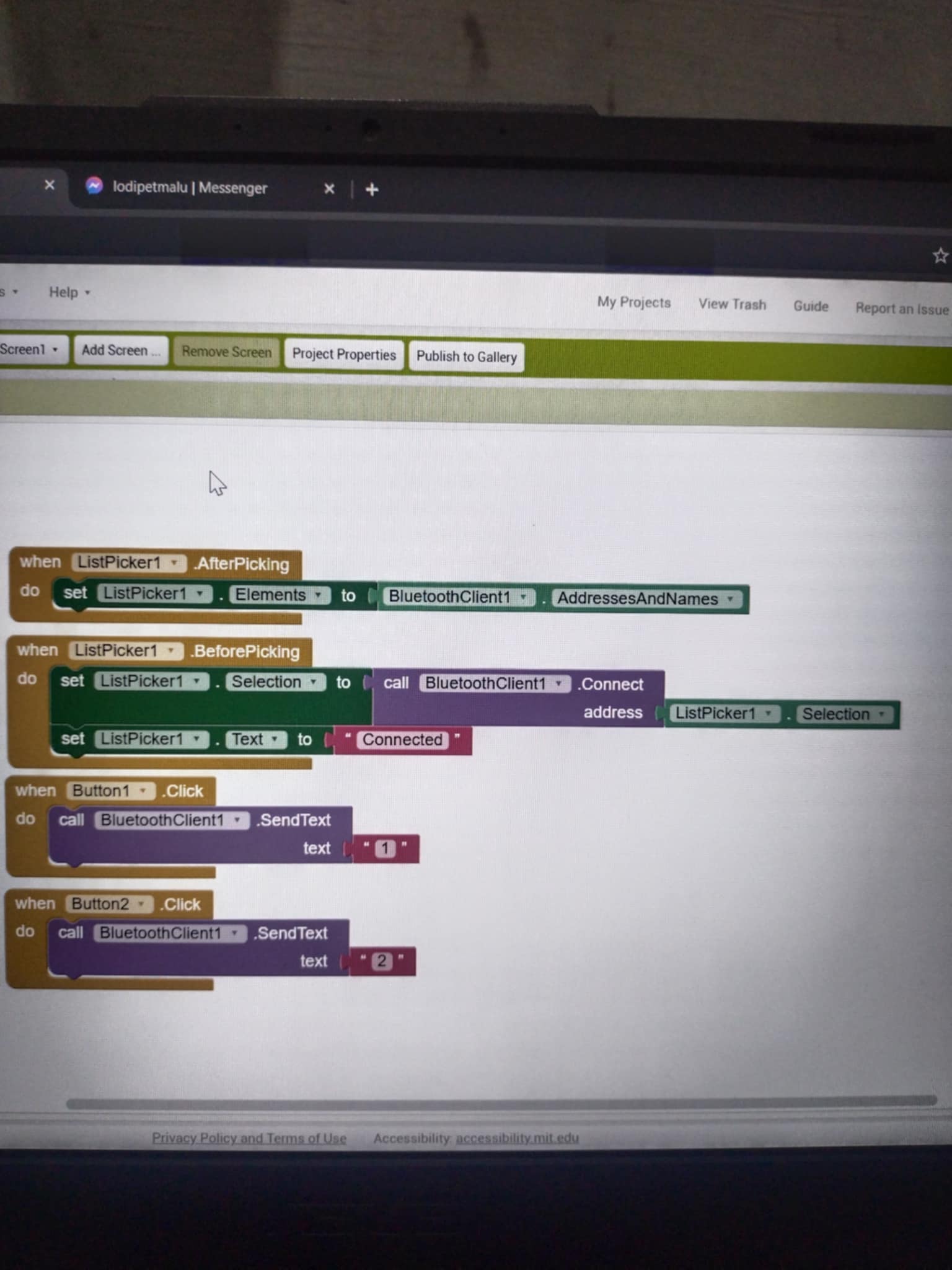 Its an Error 507, I'm just trying to run my solenoid lock via HC-05 ( I ...