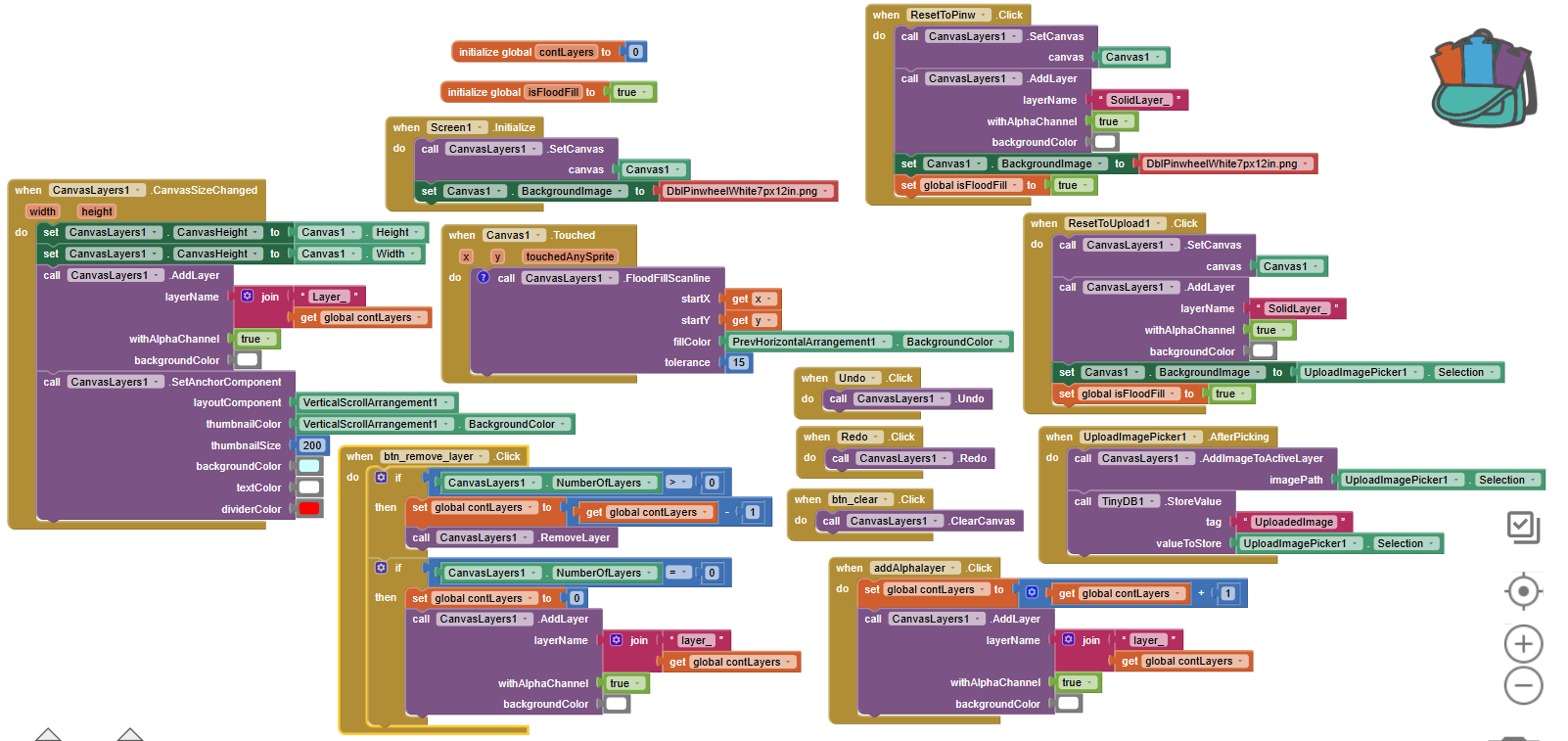 Undo/Redo Stacks & Flood Fill - MIT App Inventor Help - MIT App ...