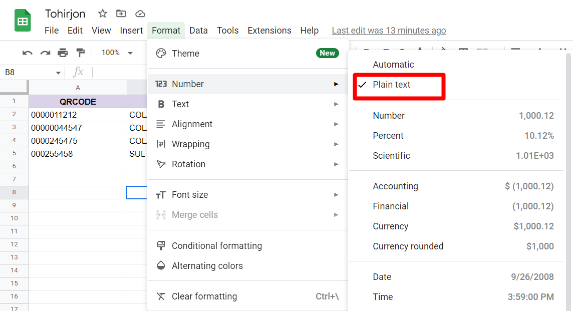 How Do You Add Zero In Front Of Number In Google Sheets MIT App 