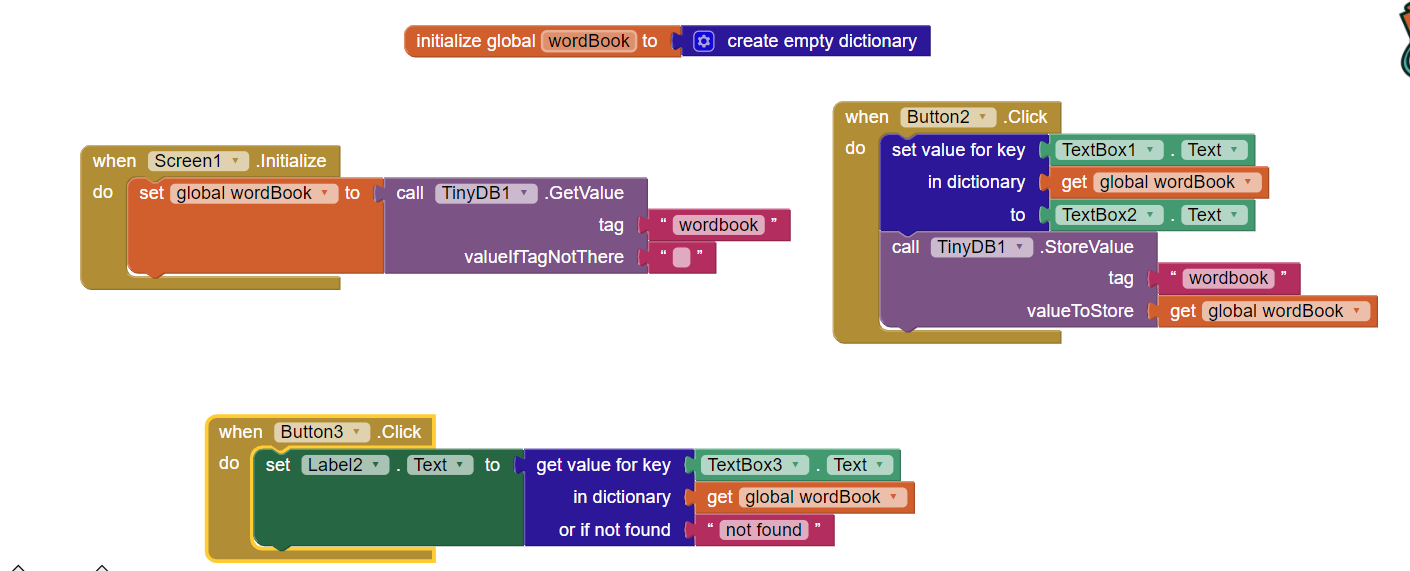 Can we store dictionary data type in tinyDB - MIT App Inventor Help ...
