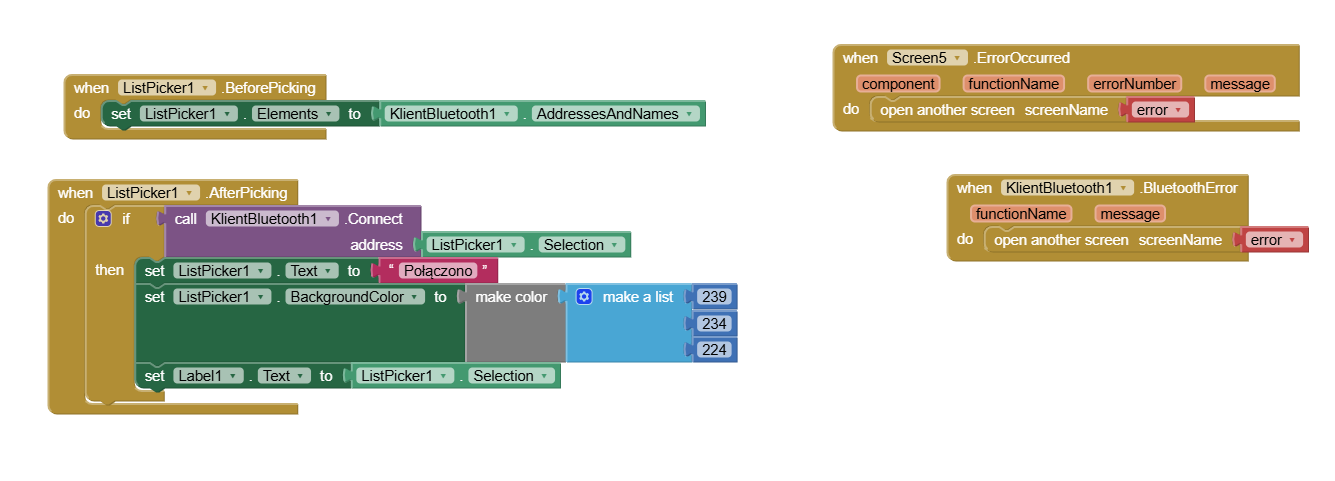 Issue With Handling Bluetooth Pairing Errors Bugs And Other Issues Mit App Inventor Community