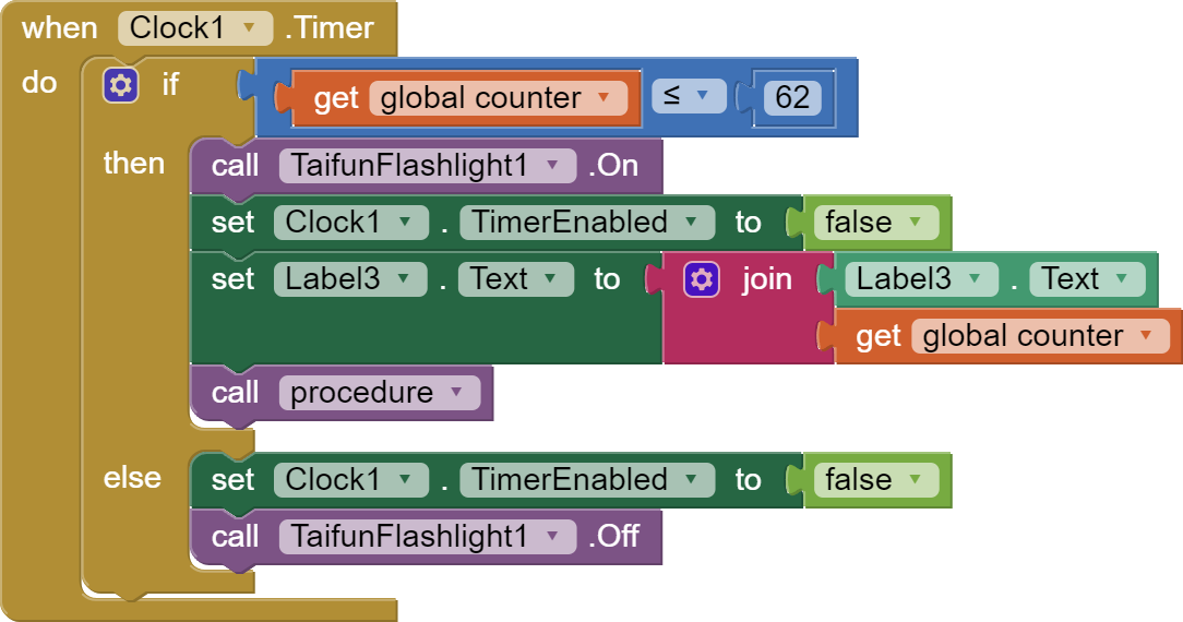 Making a delay based flashlight, what am I doing wrong here? - MIT App ...