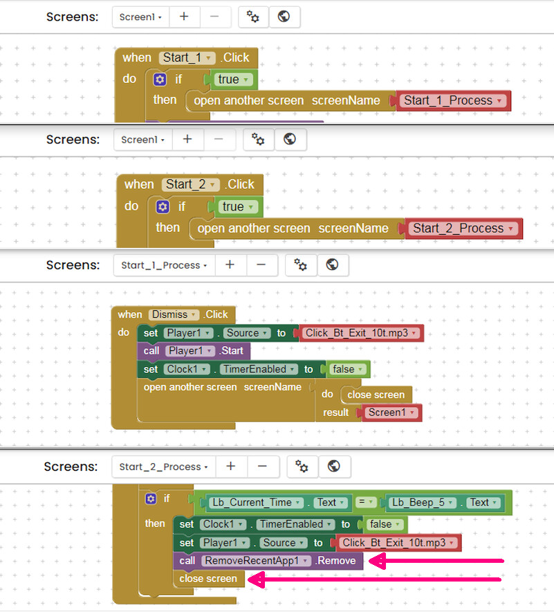 Close Screen After Open Screen 3 By Anke Mit App Inventor Help 2428