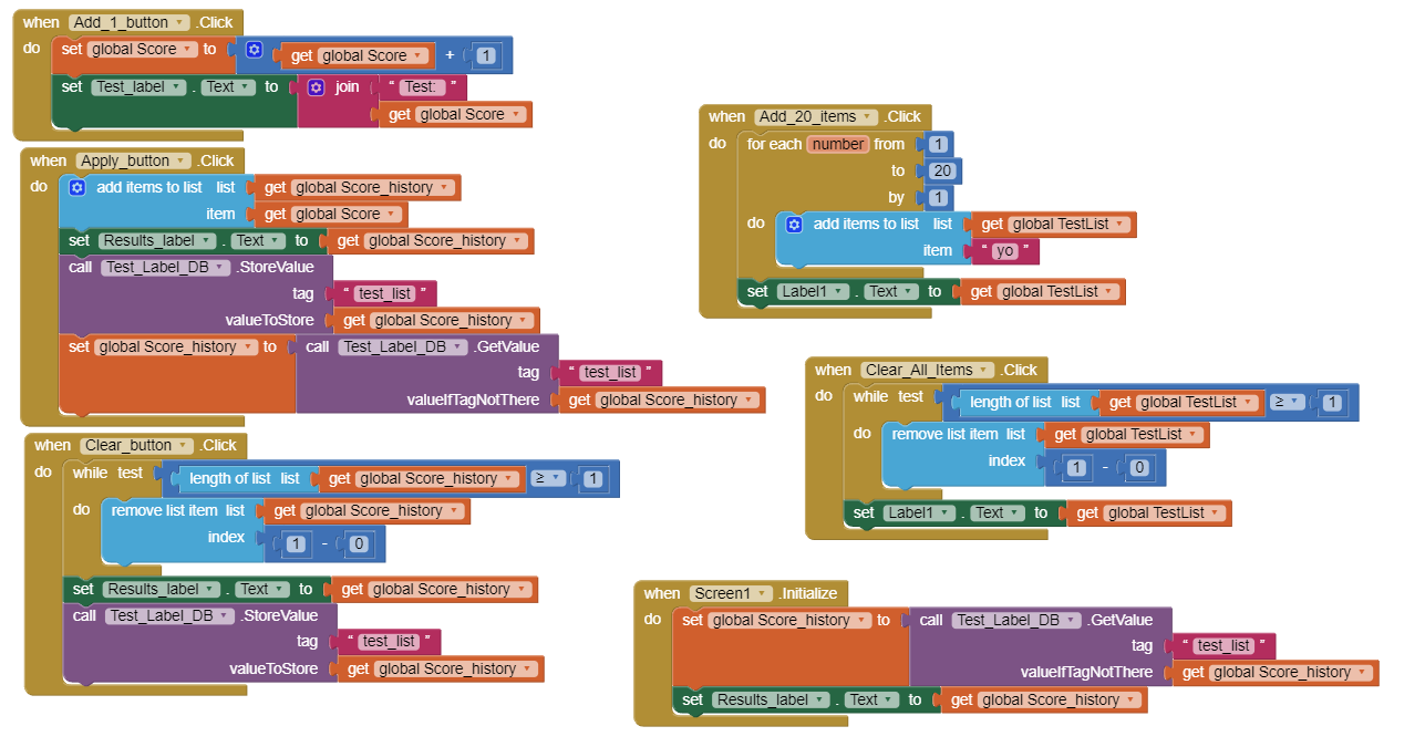 Add items to list is not exactly working - App Inventor for iOS - MIT ...
