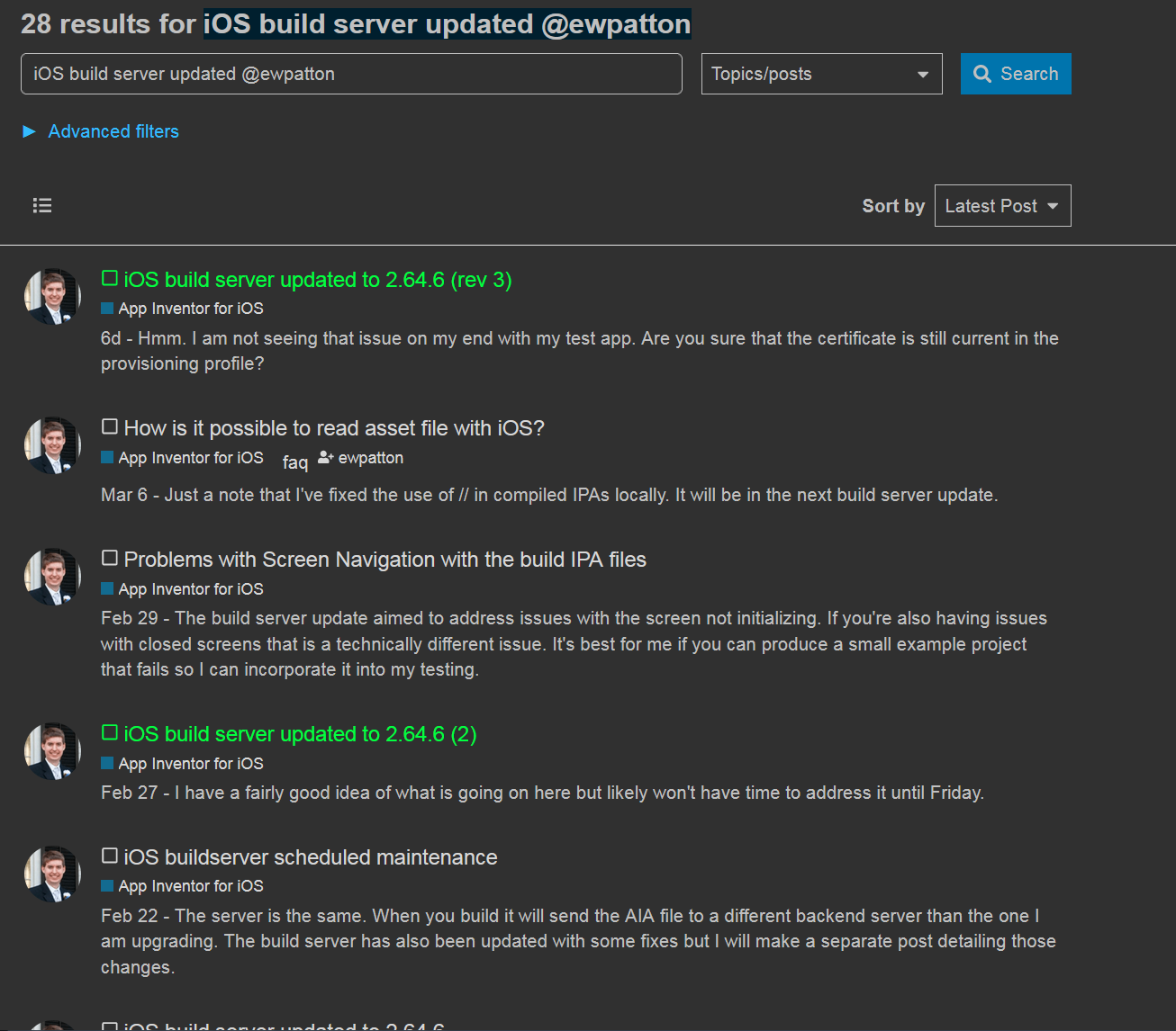 Ios Build Server Updated To 2646 Rev 3 App Inventor For Ios Mit App Inventor Community
