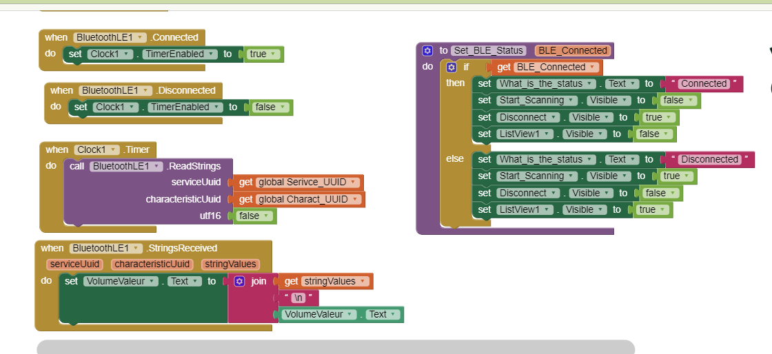 Data from BLE are read only once - MIT App Inventor Help - MIT App ...