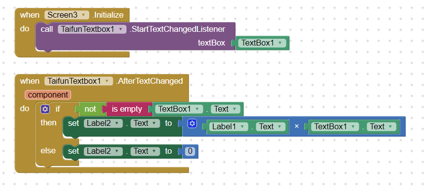 Result On Change Text Of TextBox MIT App Inventor Help MIT App Inventor Community