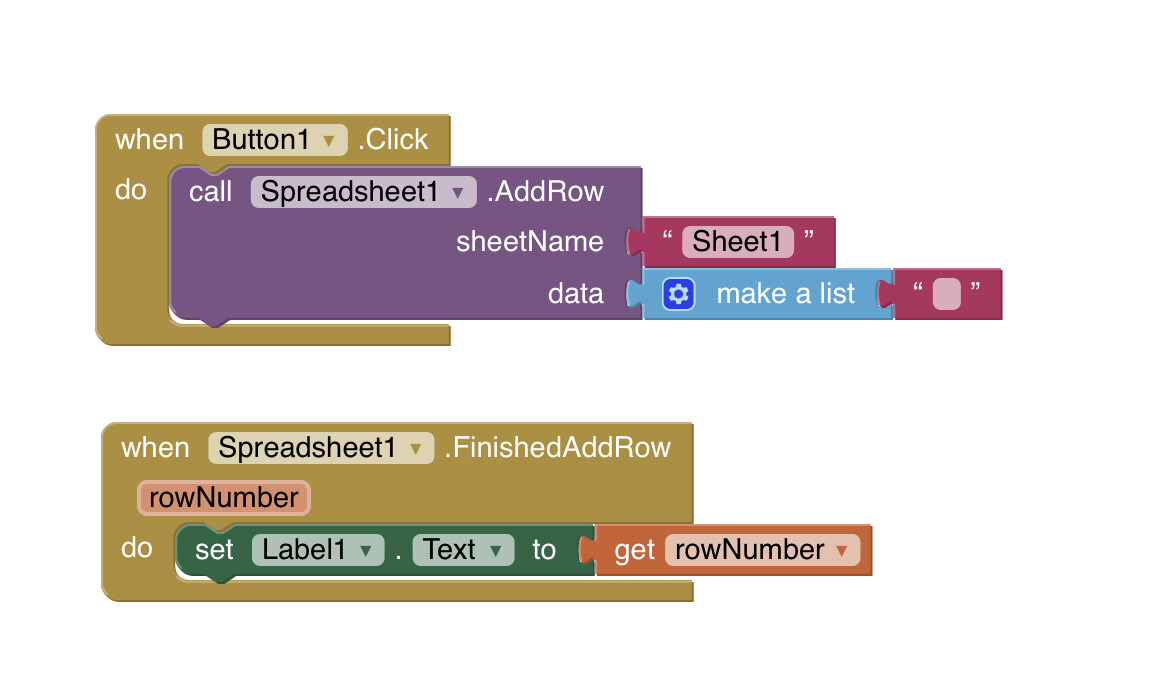 How Do I Add A Blank Row In Google Sheets MIT App Inventor Help 