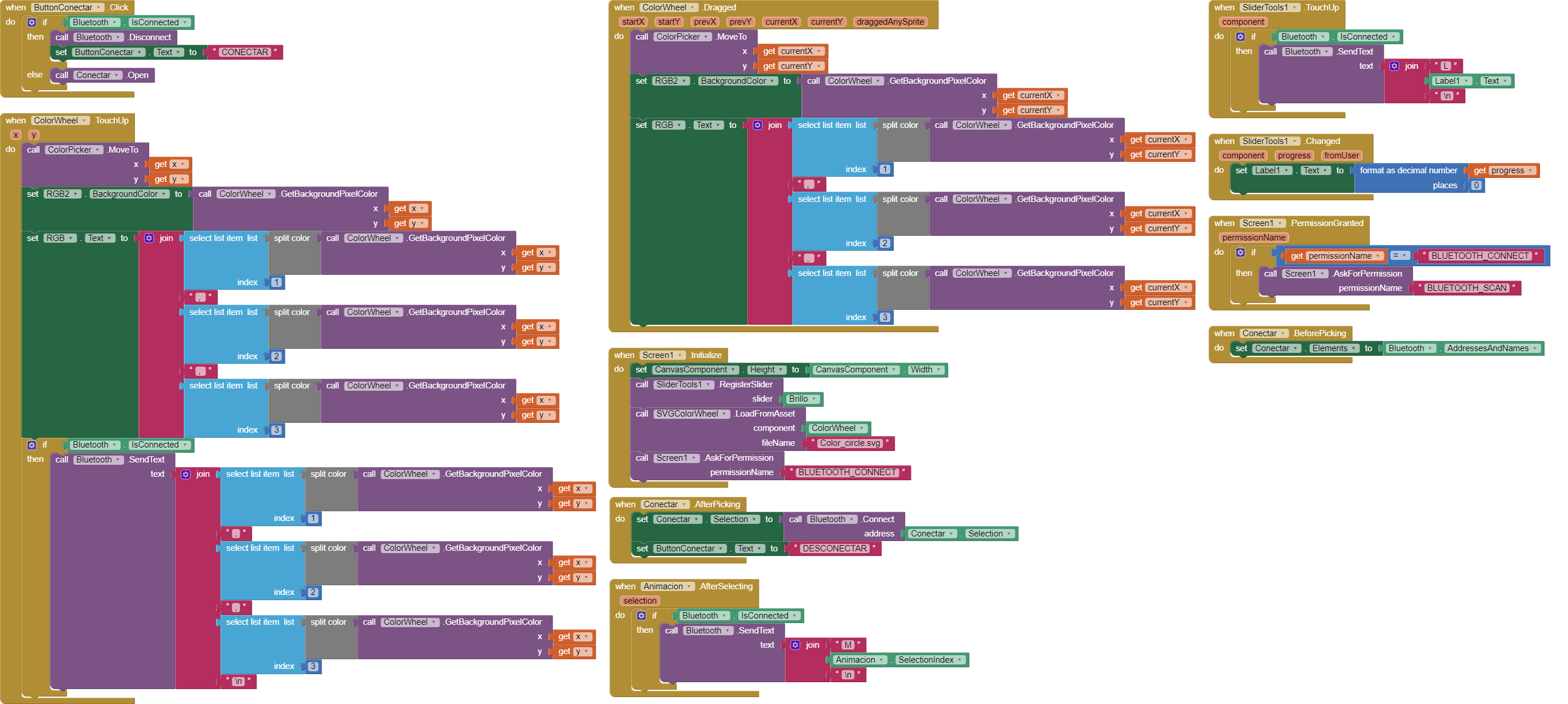 Multiple Values To Arduino MIT App Inventor Help MIT App Inventor
