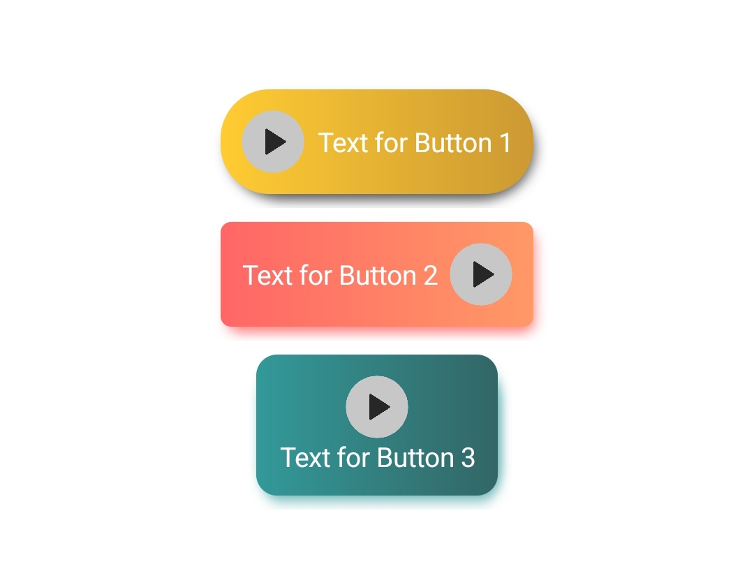 Button • Custom: Icon, Radius, Border, Color, Gradient, HTML Text, Text Alignment - Extensions ...