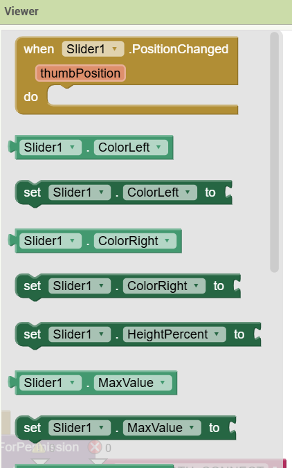 My app (Open IRIS) :: ESP32 -BLE extension / slider to modify my servo ...