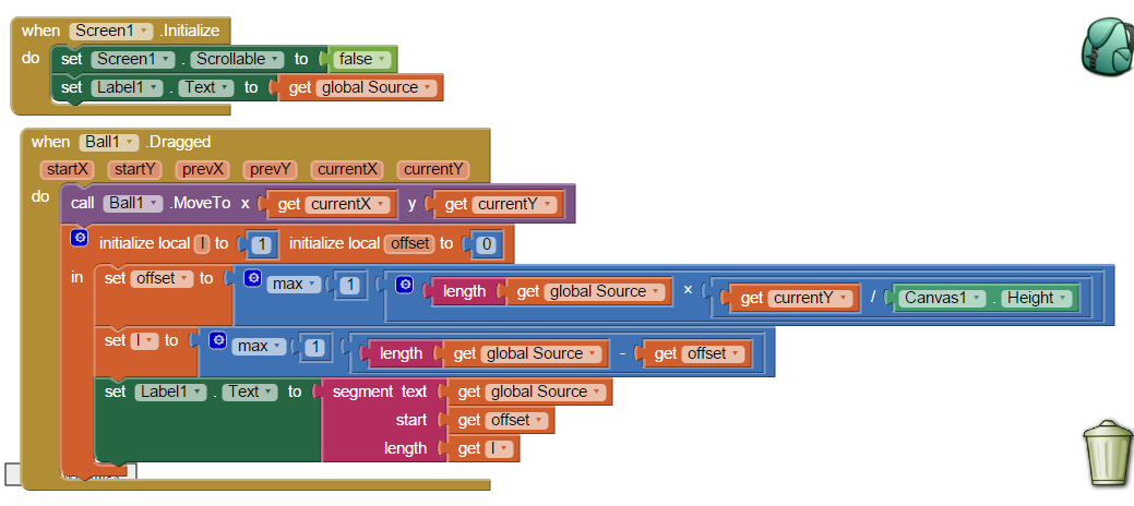 Scroll to top of a label - MIT App Inventor Help - MIT App Inventor ...