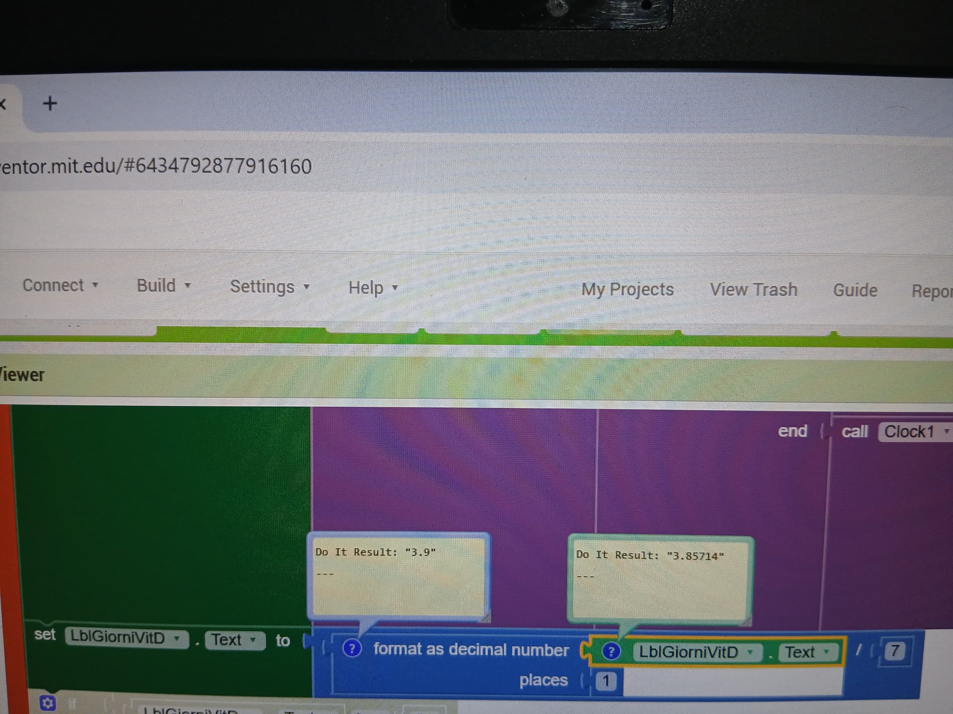 Format as decimal number che fa i capricci - MIT App Inventor Help ...