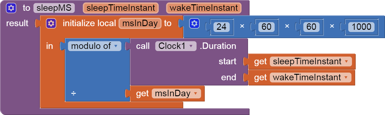 Duration between two saved instances from time picker(s) - MIT App ...