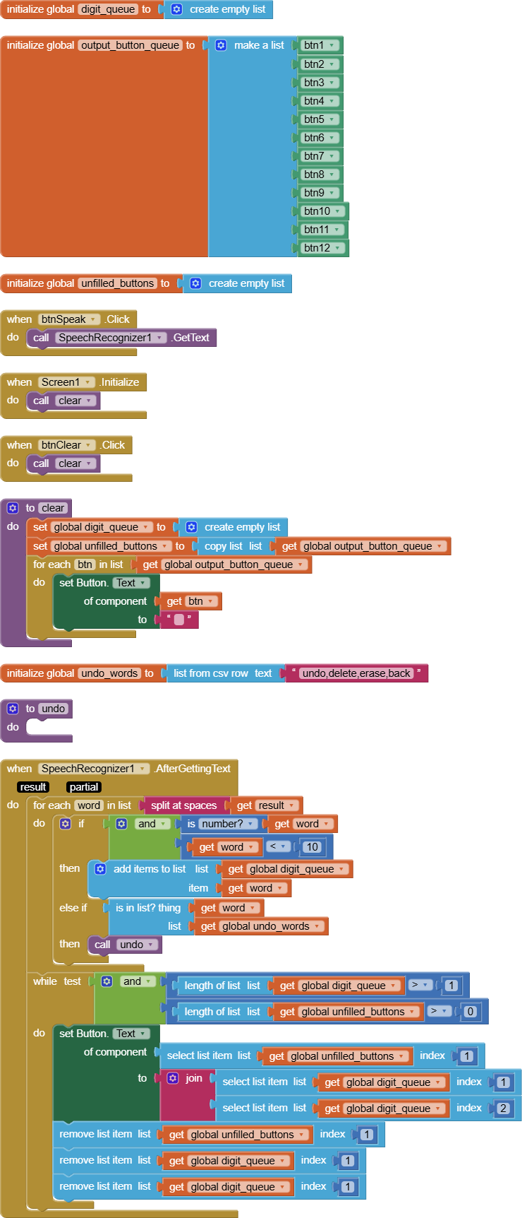 Speech Recognizer Fills Extra TextBoxes or Repeats Values Unexpectedly - MIT App Inventor Help ...
