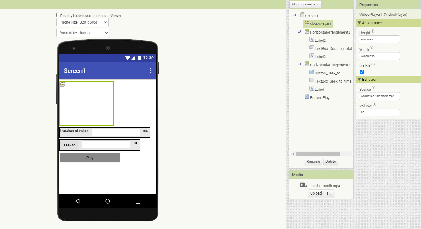 Video Player - Seek to function - MIT App Inventor Help - MIT App ...