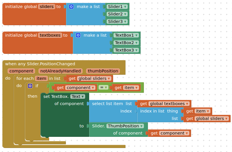 Updating a text box next to a slider(s) - multiple sliders each with ...