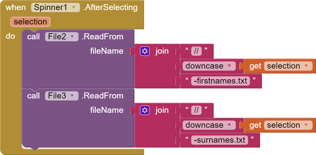 How To Write File Name Using Spinner Selection MIT App Inventor Help MIT App Inventor Community