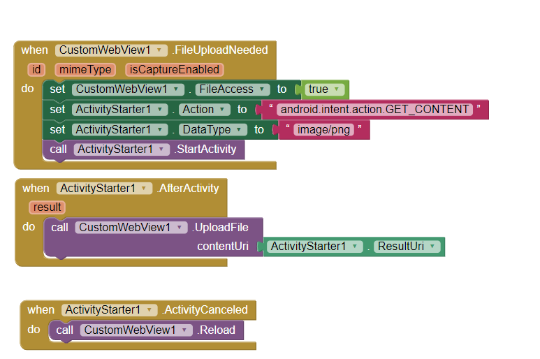 Upload File To Web With Webviewer Component Not Working Mit App Inventor Help Mit App