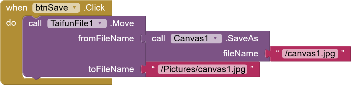 Problem with saving a Canvas image and show it in Gallery on all Android version - MIT App ...