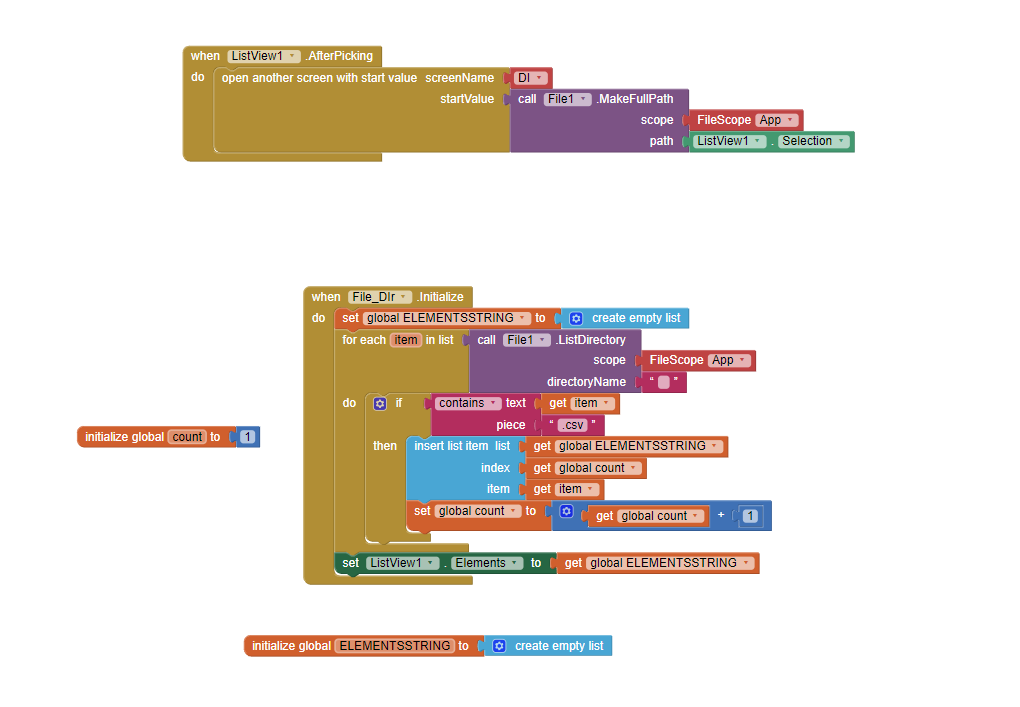 How Do I Open CSV File Stored In My Asd Folder MIT App Inventor Help 