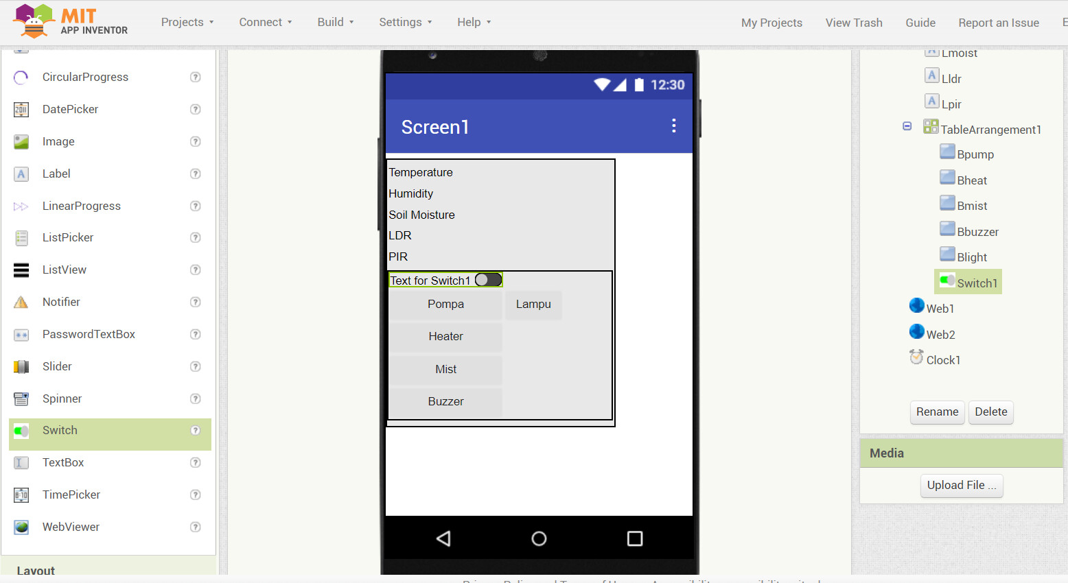 How do you read and write in thingspeak to control actuator manual or auto? - MIT App Inventor ...
