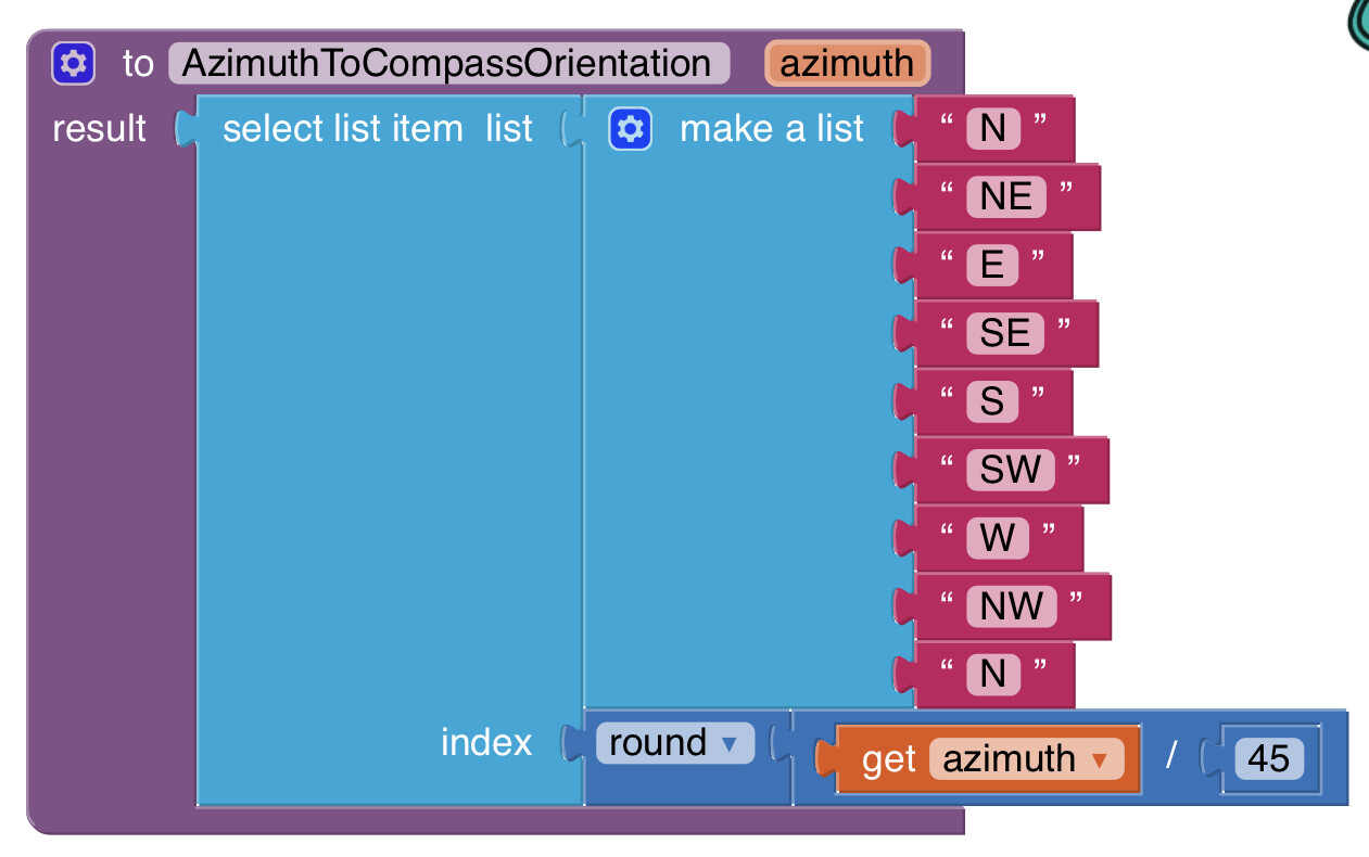 GPS to determine direction - #7 by SteveJG - MIT App Inventor Help - MIT App Inventor Community