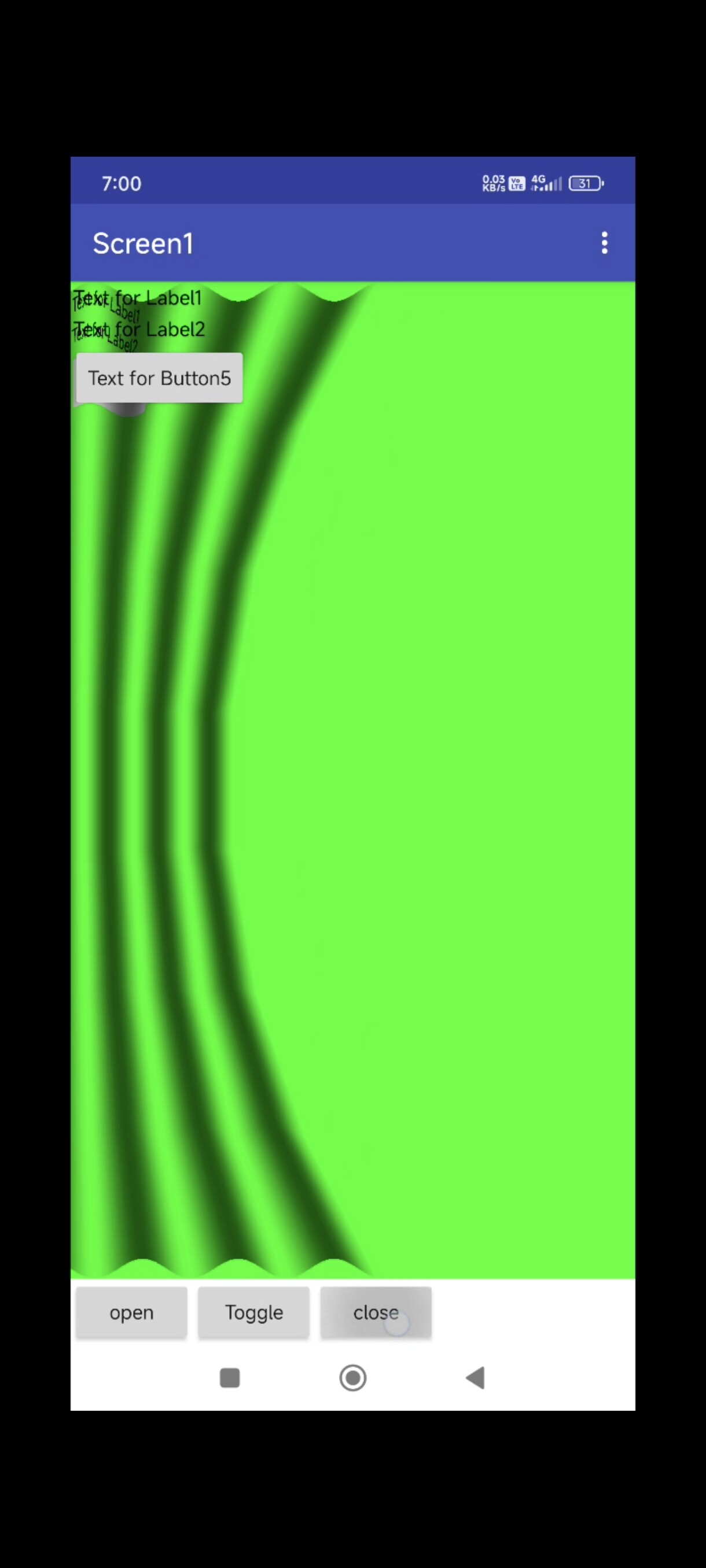 [Paid] CurtainMenu A sliding menu that implements a curtain effect when ...