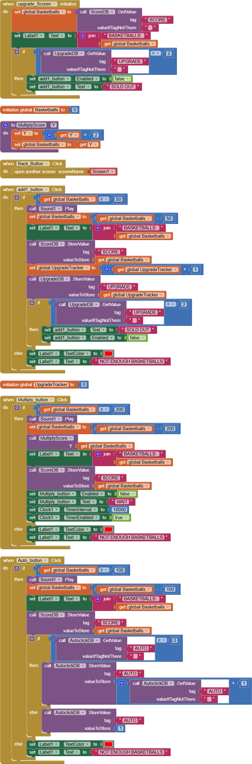 Help With Tinydb Variable Code Mit App Inventor Help Mit App Inventor Community