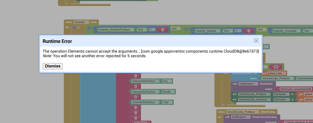 I keep getting this execution error - MIT App Inventor Help - MIT App Inventor Community