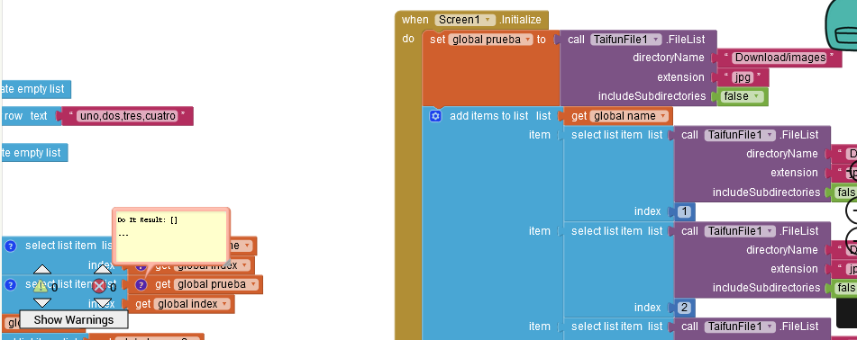 Select List Itemlist Index Too Large Mit App Inventor Help Mit App