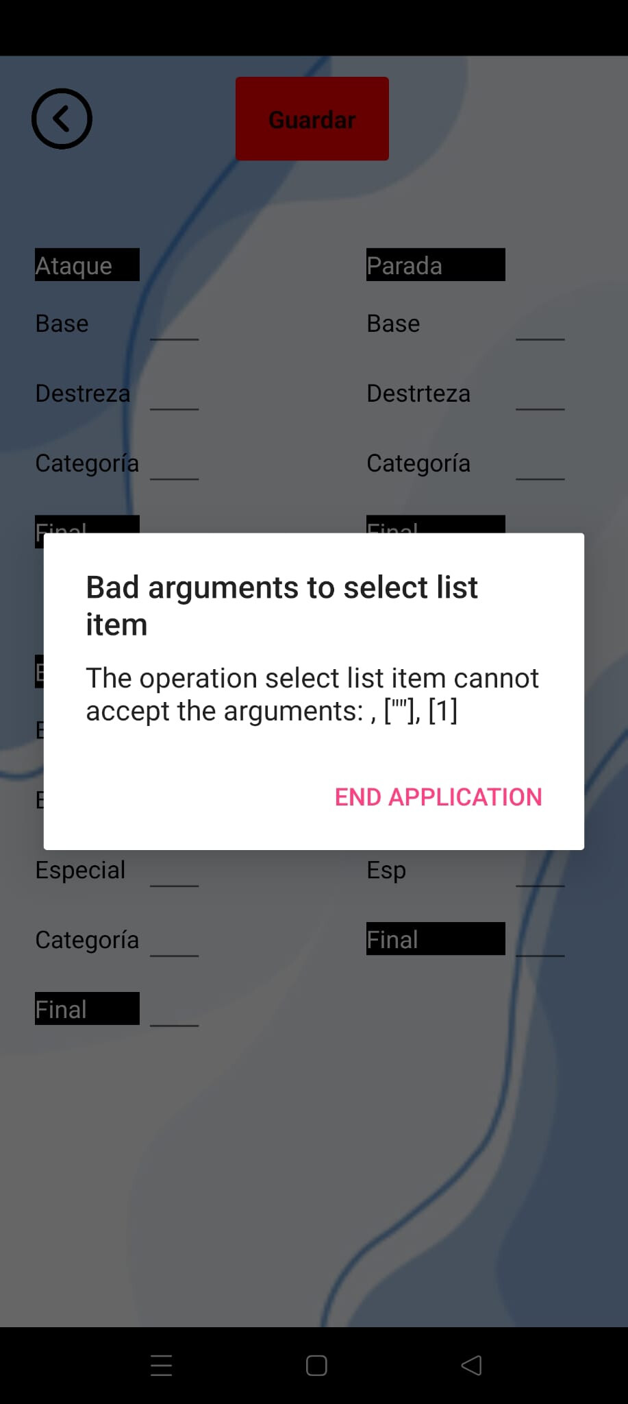 The Operation Select List Item Cannot Accept The Arguments Any Help Please Mit App Inventor