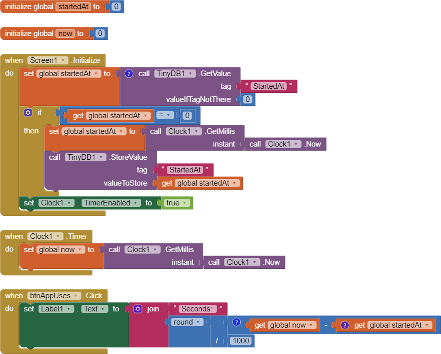 How Do I Track Usage Time Of My App MIT App Inventor Help MIT App