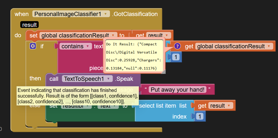 Personal Image Classifier Issue - #6 by ABG - MIT App Inventor Help ...