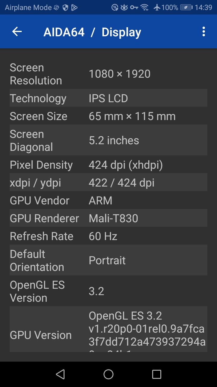 Actual number of pixels of display and maximum adressable pixels on ...